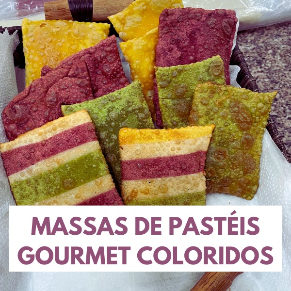 MASSAS DE PASTÉIS GOURMET COLORIDOS - Chef Rosana Pereira Lopes | H...