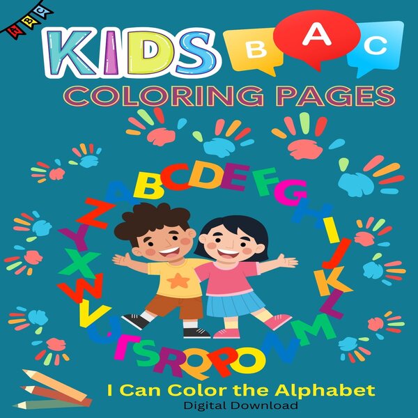 Alphabet Adventure: Digital Coloring Pages for Kids - Aseel Store