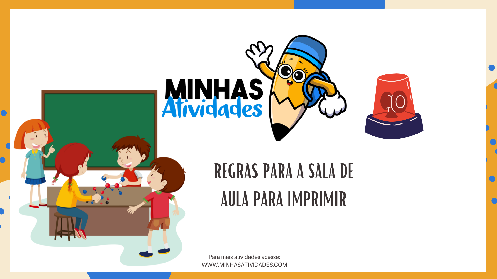 Regras para a Sala de Aula para Imprimir - B20 Conteúdo Digital | H...