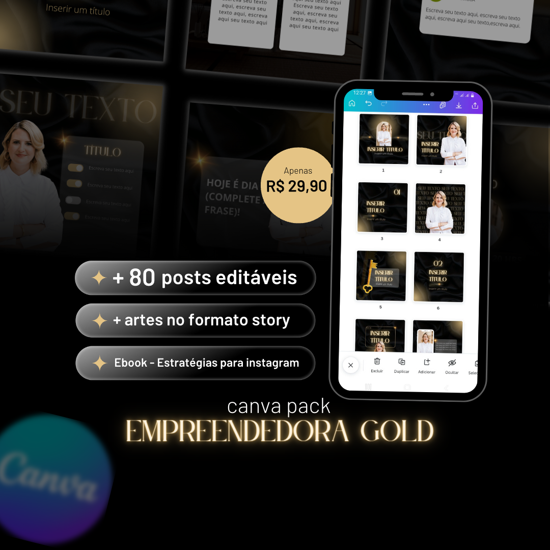PACK - EMPREENDEDORA GOLD