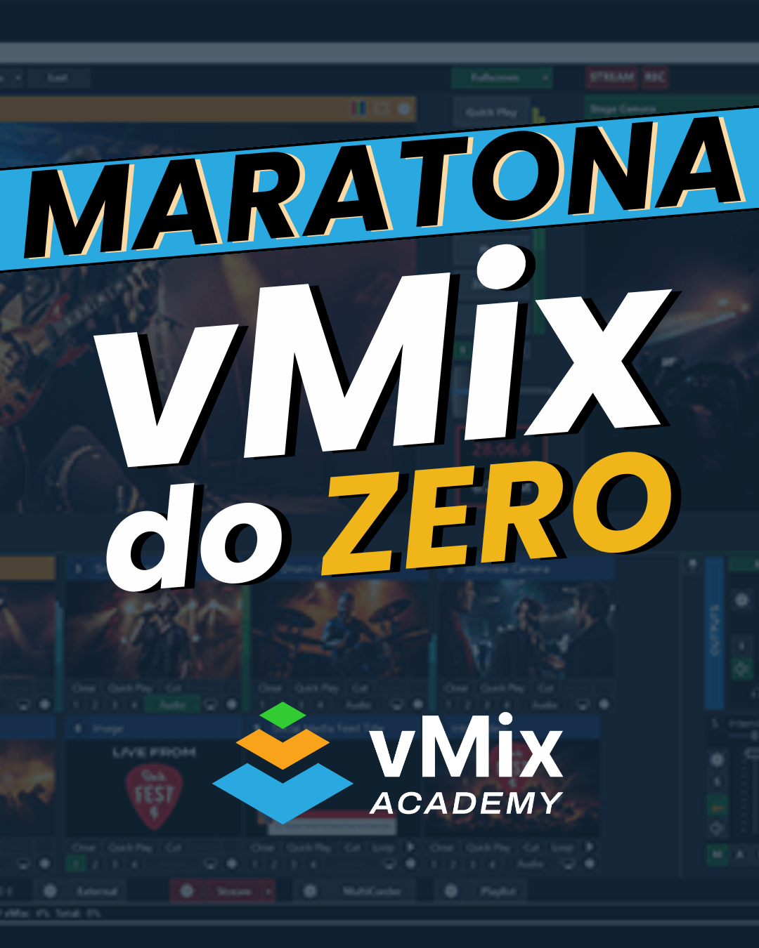 Maratona vMix do Zero - vMix Academy | Hotmart