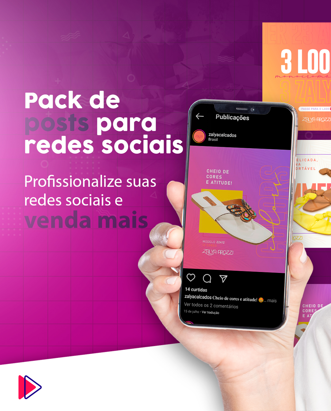 Pack Redes Sociais - Posts - Dduarts Marketing Digital | Hotmart