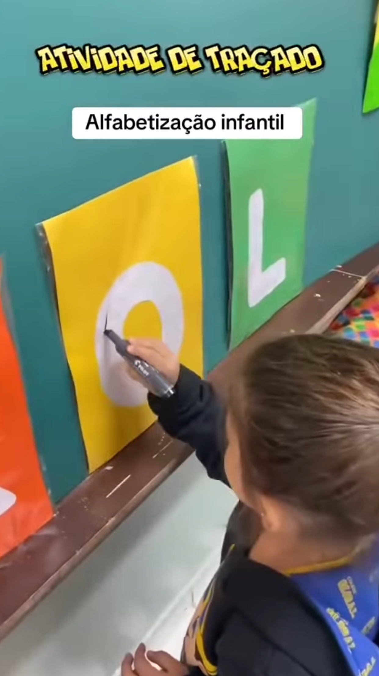 Atividade de traçado para alfabetização - Saber Kids | Hotmart