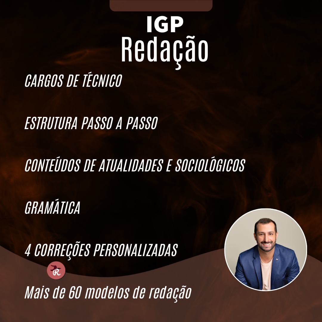 Curso de Redação para o IGP