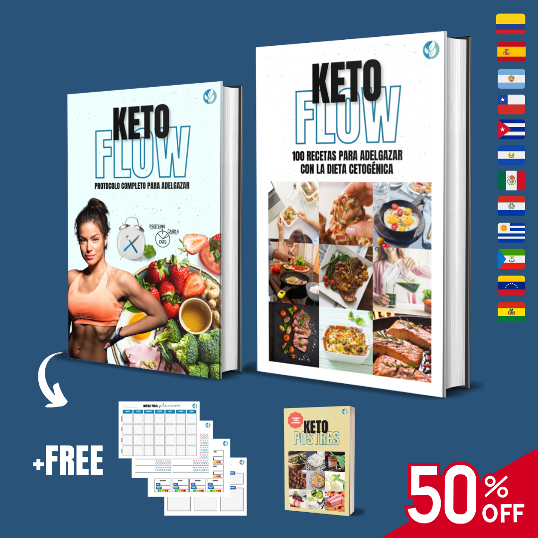 Keto Flow - 100 Recetas para Adelgazar con la Dieta Cetogénica