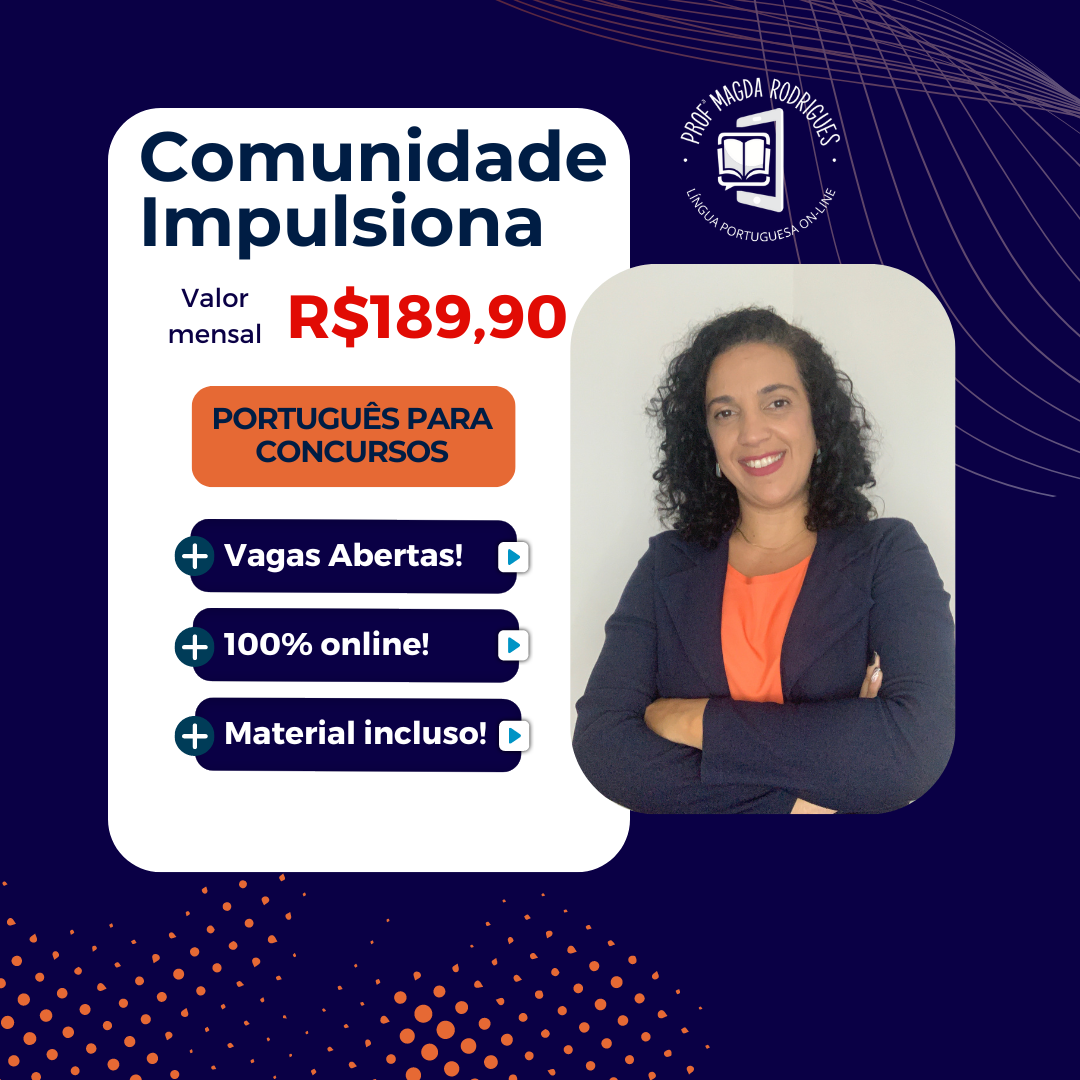 Comunidade Impulsiona - Português para concursos - Magda Rodrigues ...