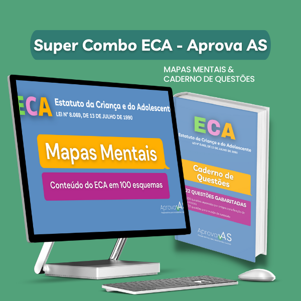 Mapas Mentais e Caderno de Questões do ECA | Super Combo Aprova AS ...