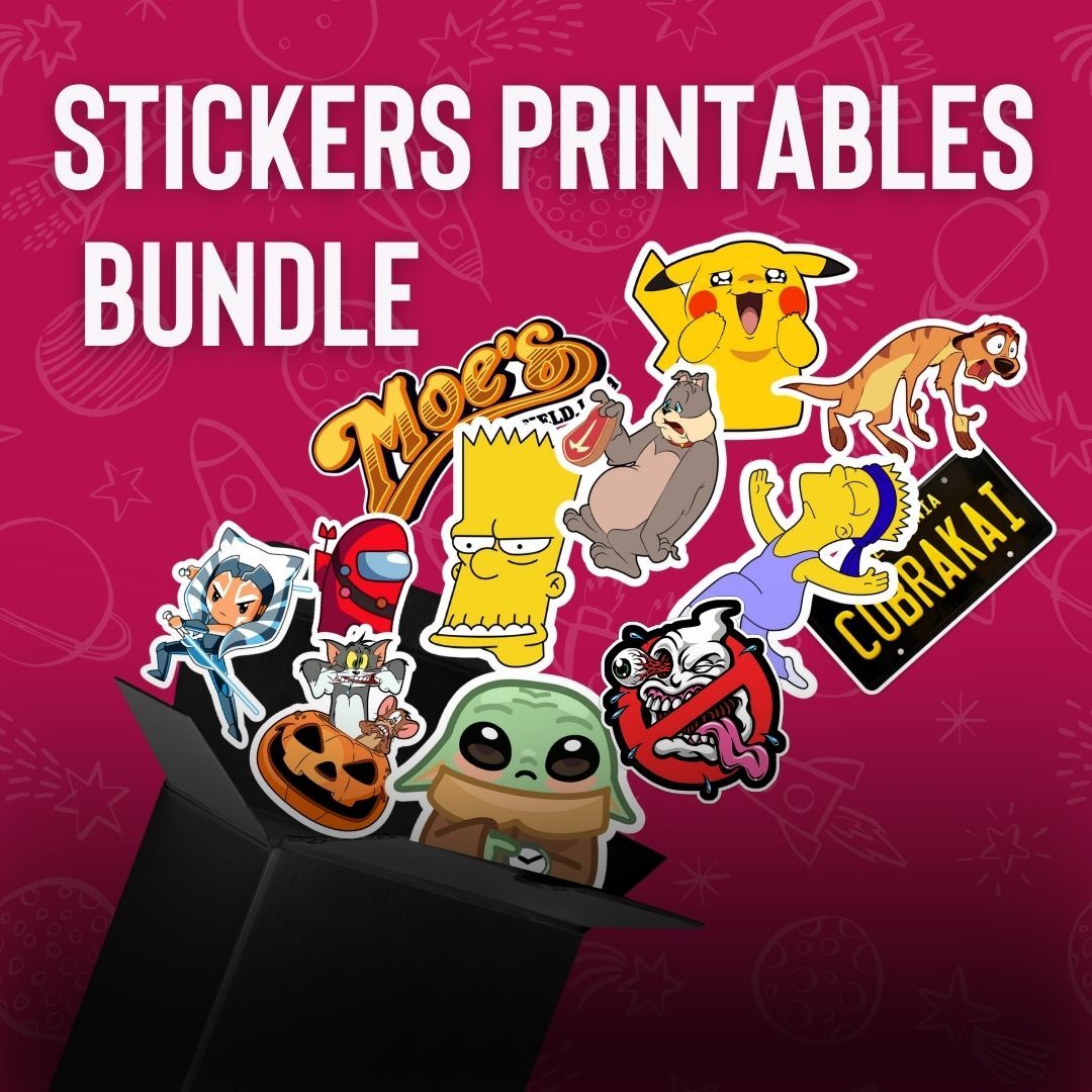 Digital Bundle: 5,000+ Profitable Sticker Designs - ilana karolina ...