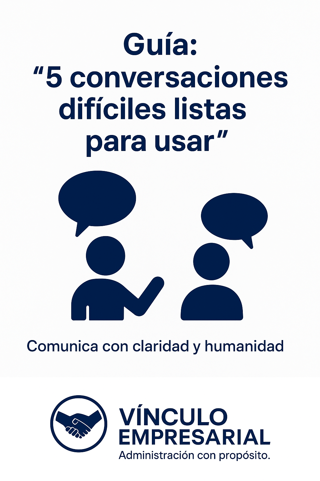 Mini guía 5 conversaciones difíciles listas para usar - Vínculo Emp...