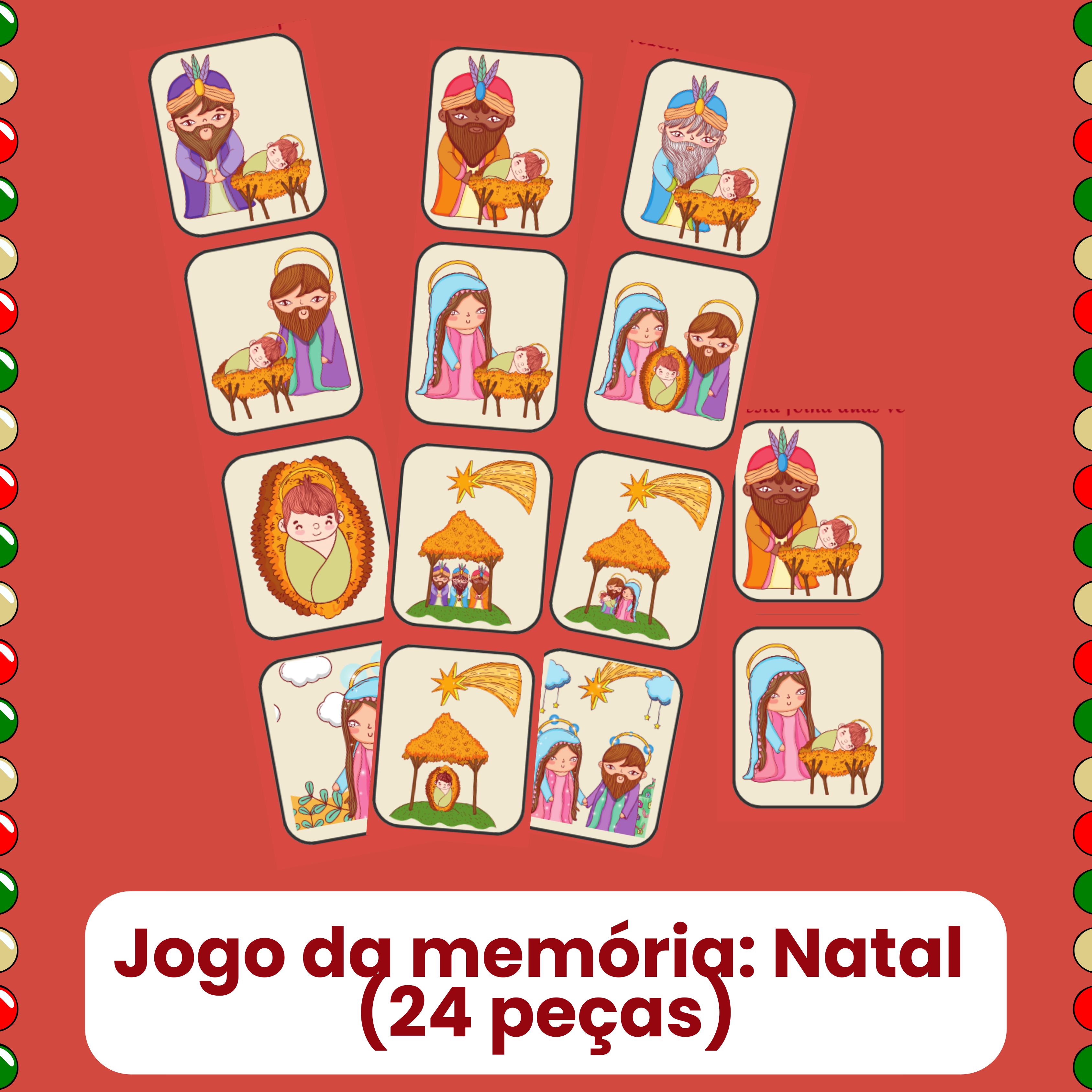 Jogo da Memória de Natal