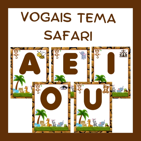 Vogais Safari - Prof: Isabel | Hotmart