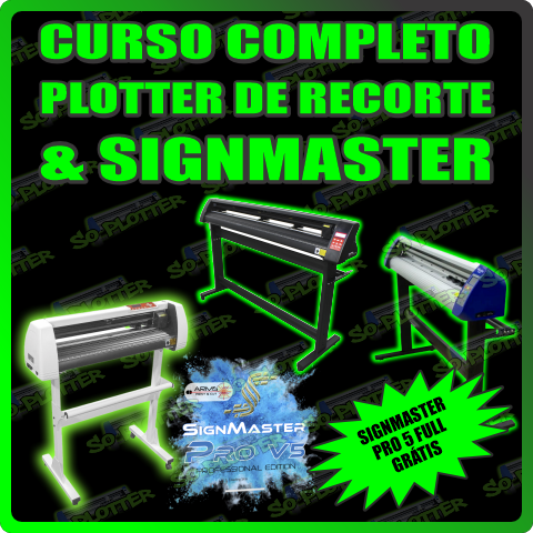Curso Completo de Plotter de Recorte e SignMaster - Só Plotter | H...