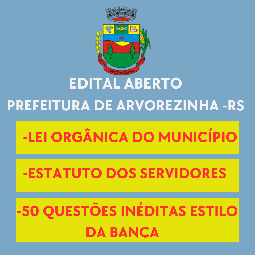LEGISLAÇÃO MUNICIPAL PREFEITURA DE ARVOREZINHA - RS