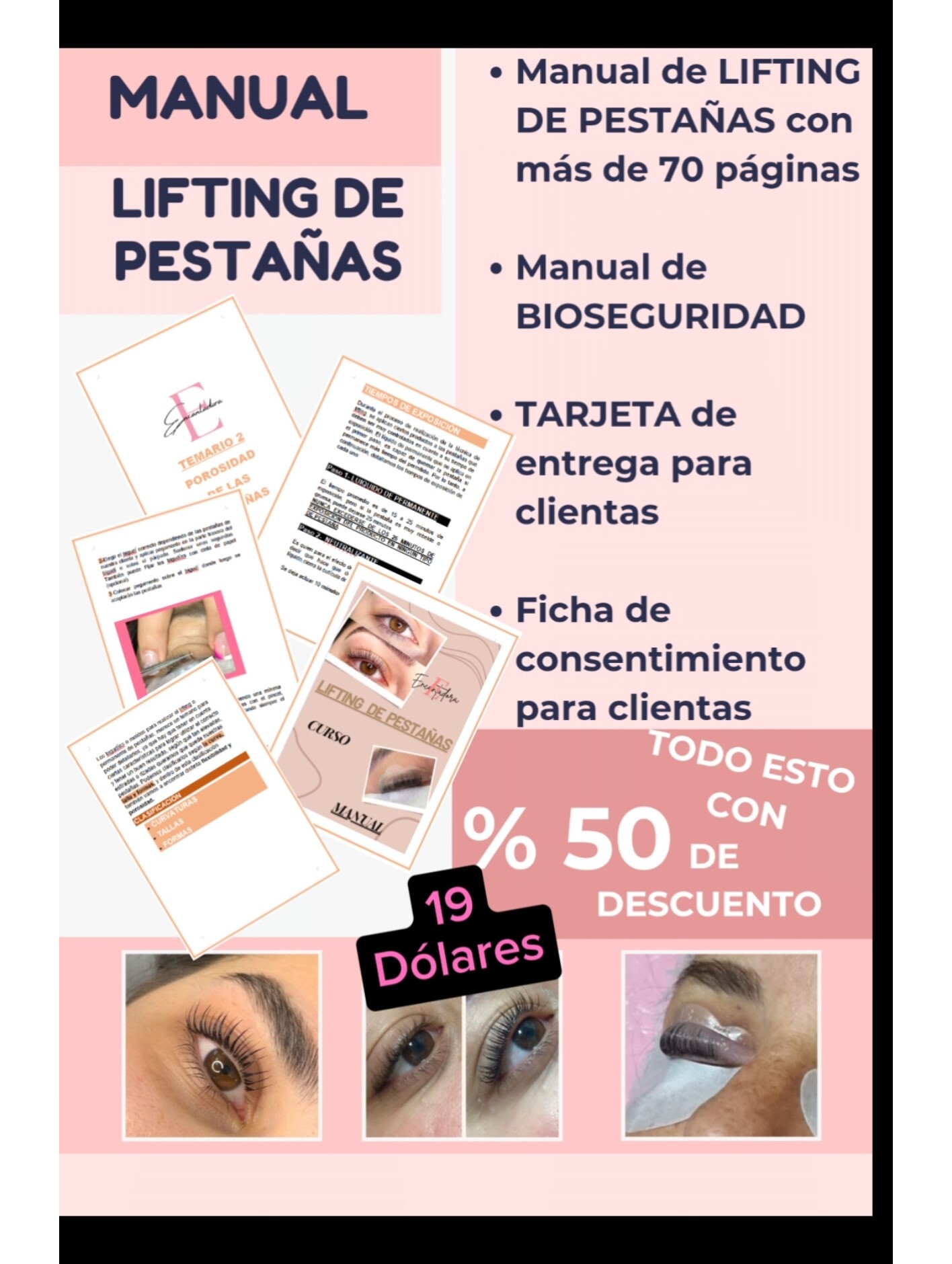 Manual LIFTING DE PESTAÑAS Y PERMANENTE - CAROL RODRIGUEZ ENCANTADO...