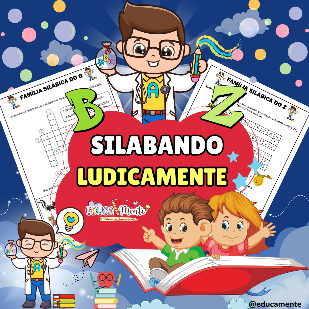 🌟 APOSTILA SILABANDO LUDICAMENTE! 🌟 - EDUCA MENTE MATERIAIS PEDAG...