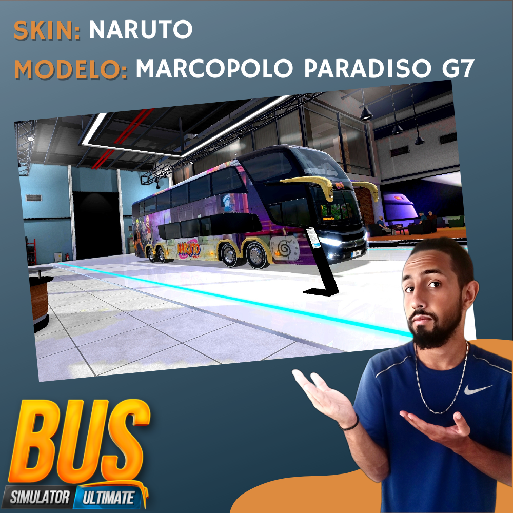 Skin Naruto - Marcopolo Paradiso G7 - Douglas Porto Da Silva | Hotmart