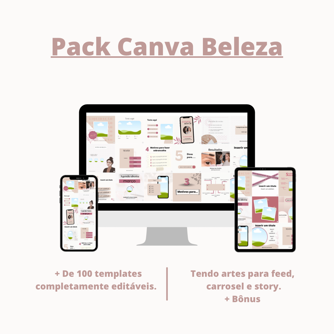 Pack Canva Beleza