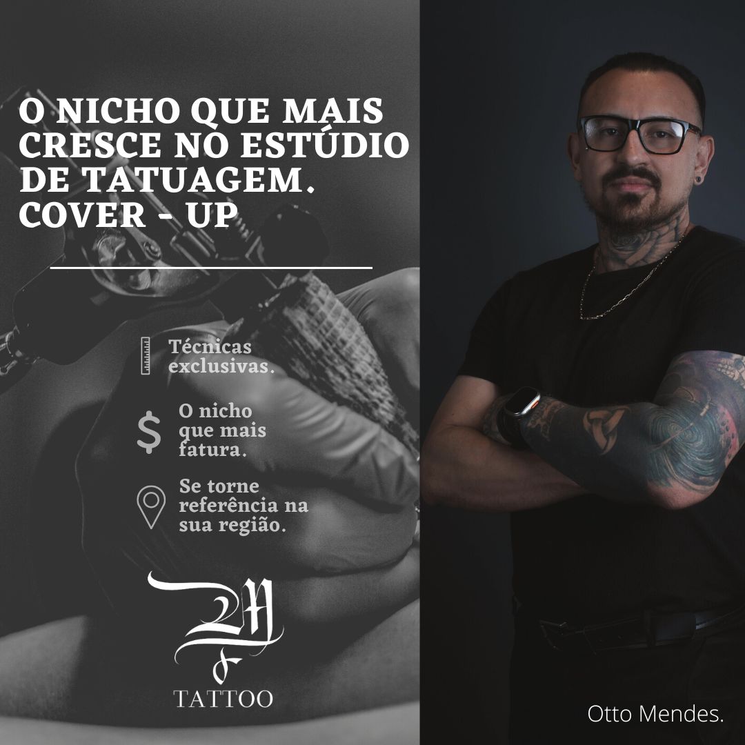 O nicho da tatuagem que mais crescer - Cover Up - Otto Mendes | H...