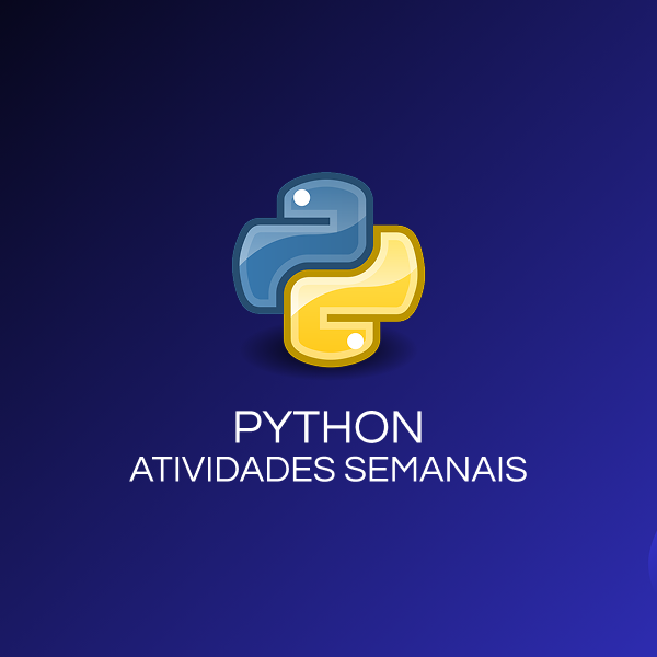 Python - Atividades semanais - Dev Armando | Hotmart