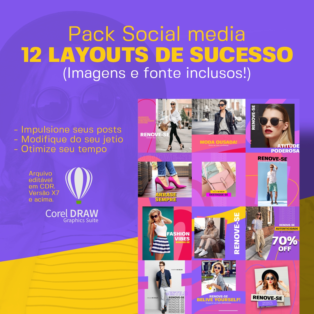 12 lAYOUTS DE SUCESSO para Social Media - EDUARDO BEZERRA DE OLIVEI...