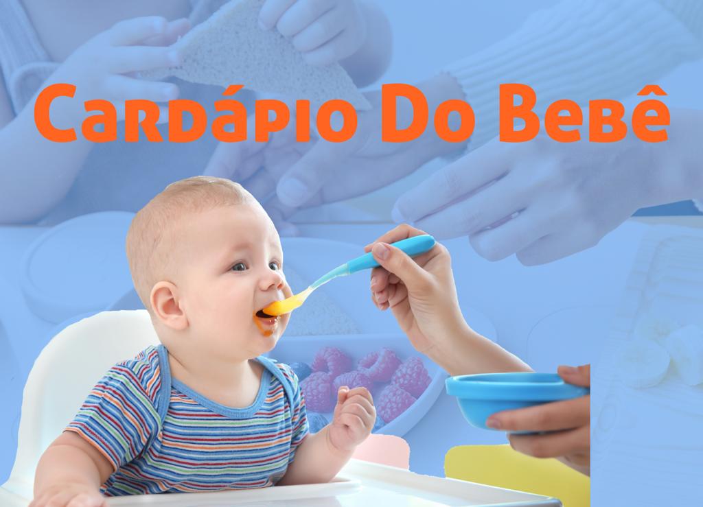 cardápio do bebê saudável