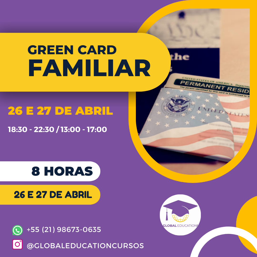 Módulo 3. Green Card Familiar - Marcelle Oliveira de Andrade | Hotmart