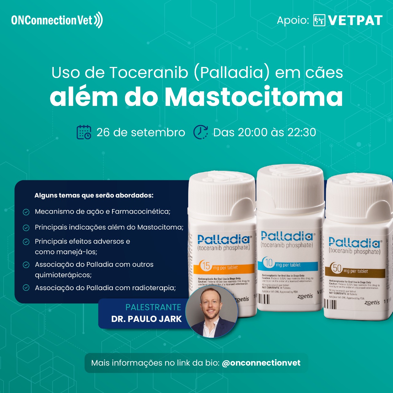 Uso de Toceranib (Palladia) em cães além do mastocitoma - Paulo Jar...