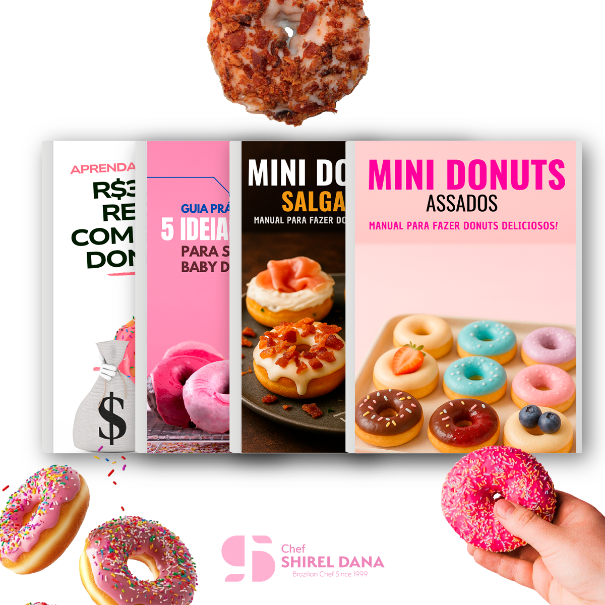 🍩Combo Donuts Lucrativos da Chef Shirel Dana - Paradise Digital