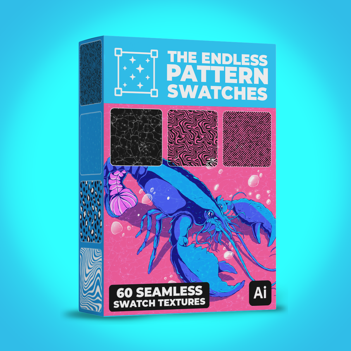 Endless Pattern Swatches Vector Textures for Adobe Illustrator