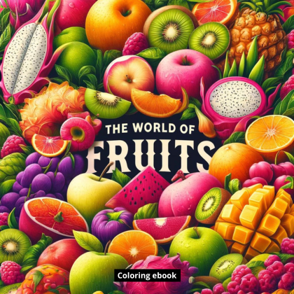 The World of Fruits: Coloring ebooks
