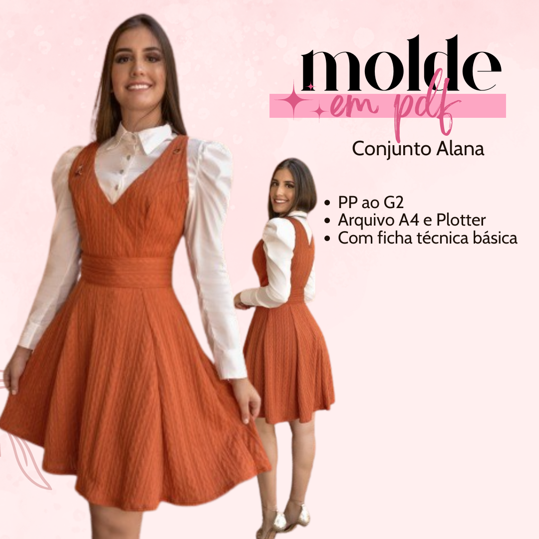 Molde conjunto Alana - TALITA MOLDES | Hotmart