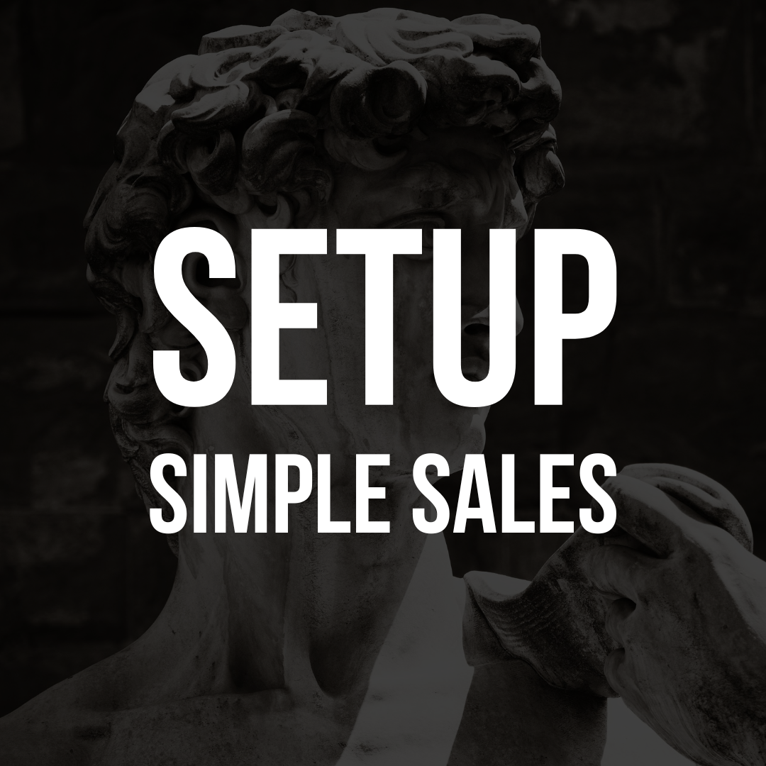 Setup - Simple Sales