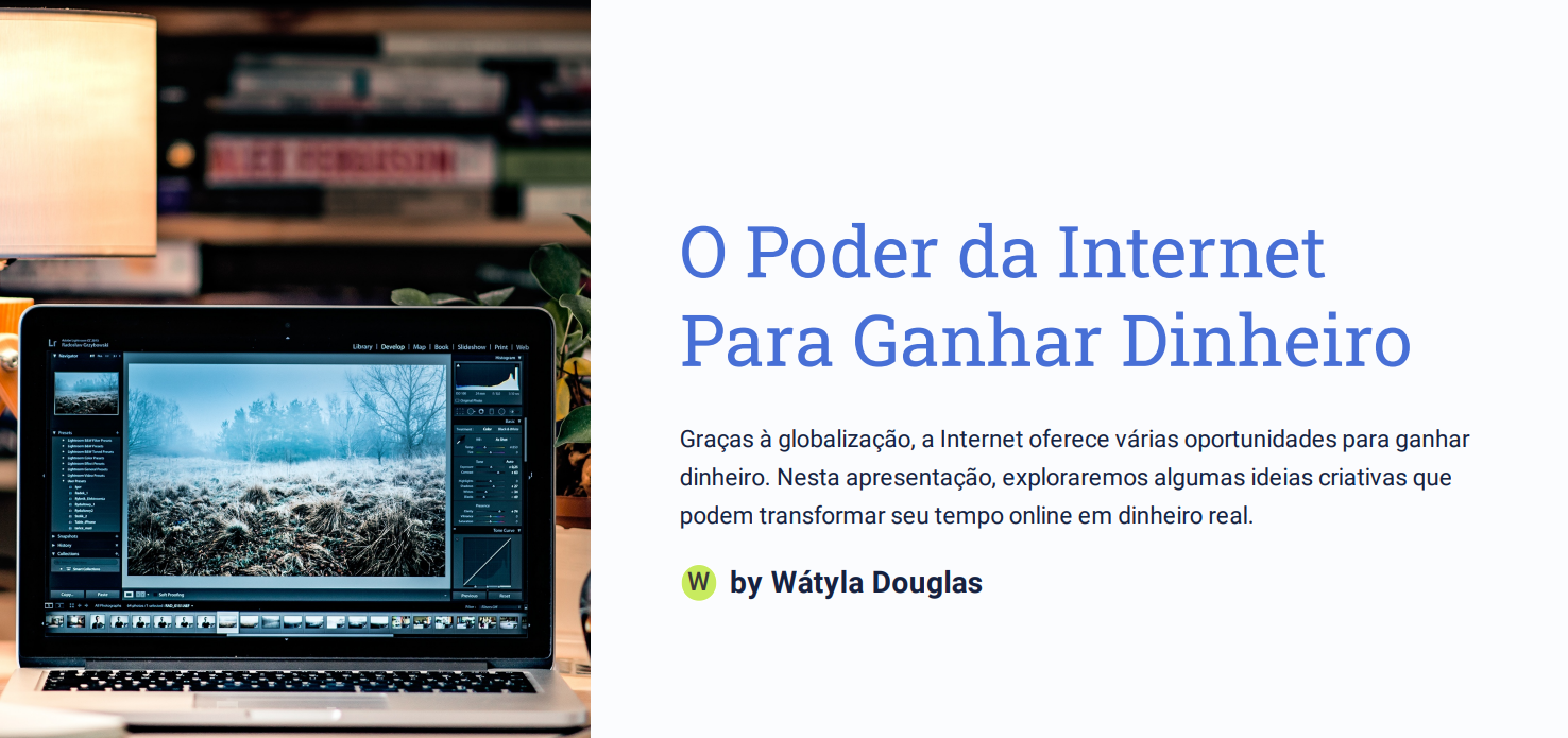 O Poder da Internet Para Ganhar Dinheiro