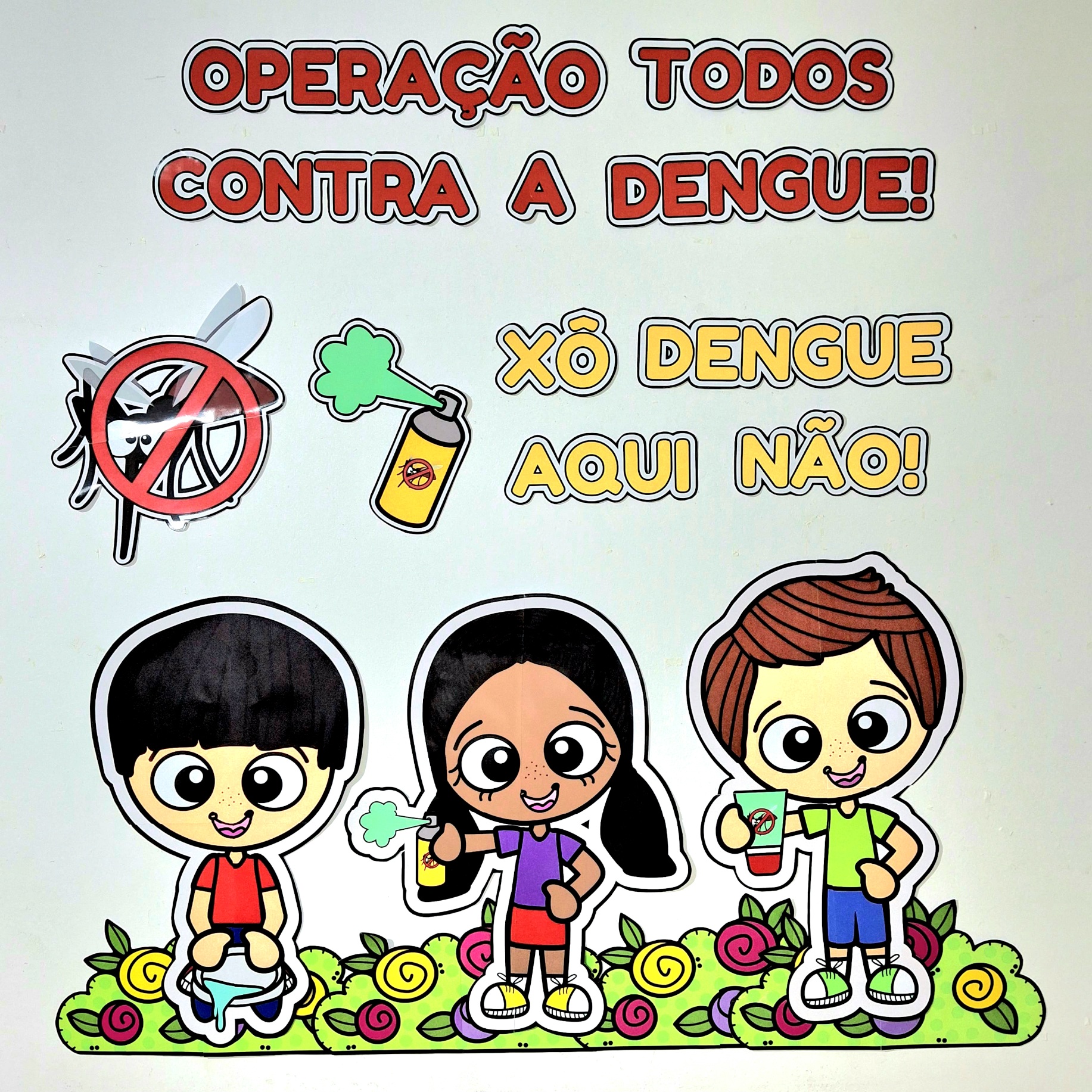 Painel Operação Todos Contra a Dengue - Alfakids Materiais Pedagógi...