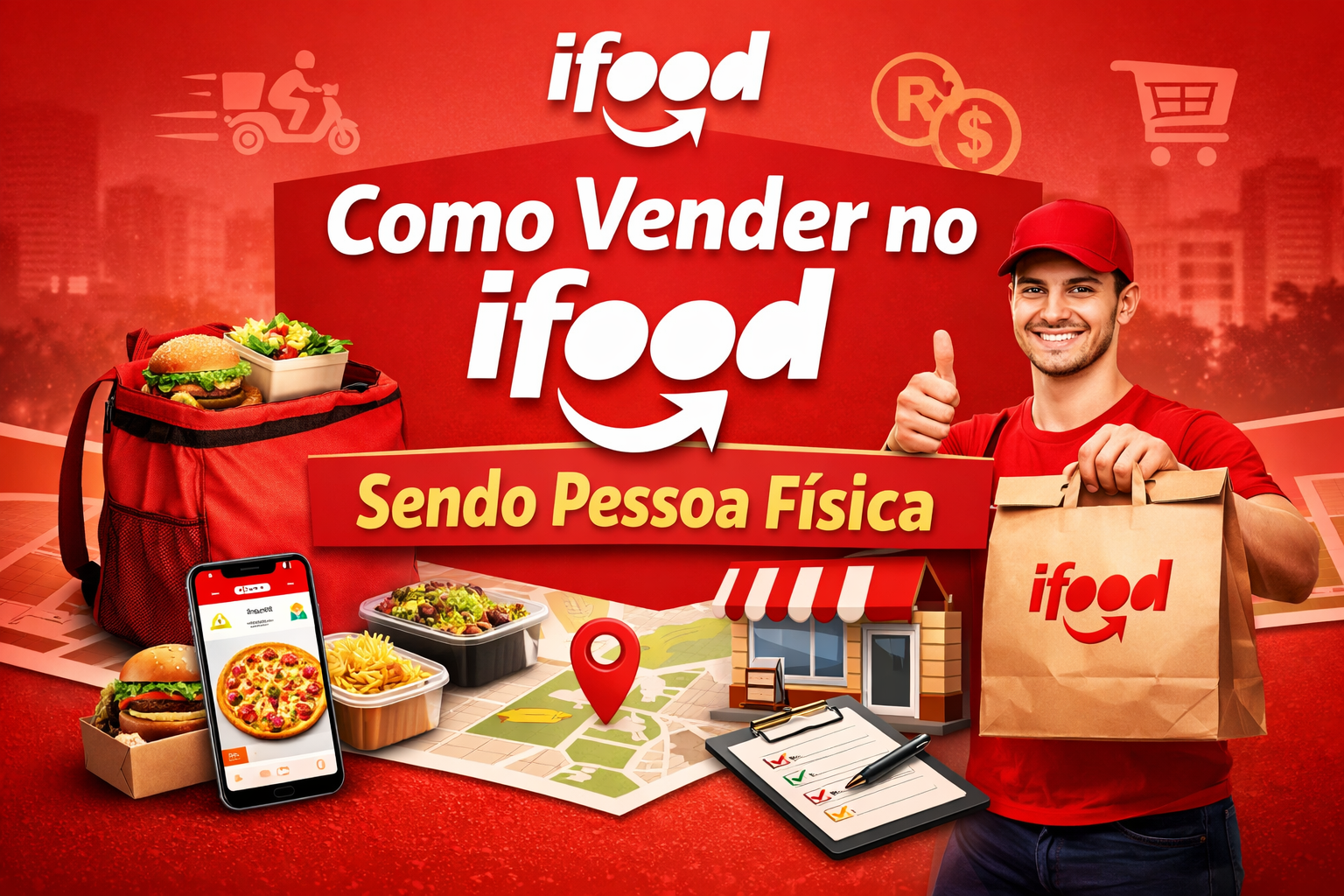 Como vender no Ifood - Sendo pessoa física - Marcos Vinicios Almei...