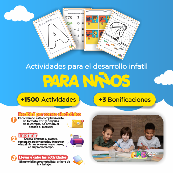 Aprendiendo Jugando - Kit Completo para su hijo