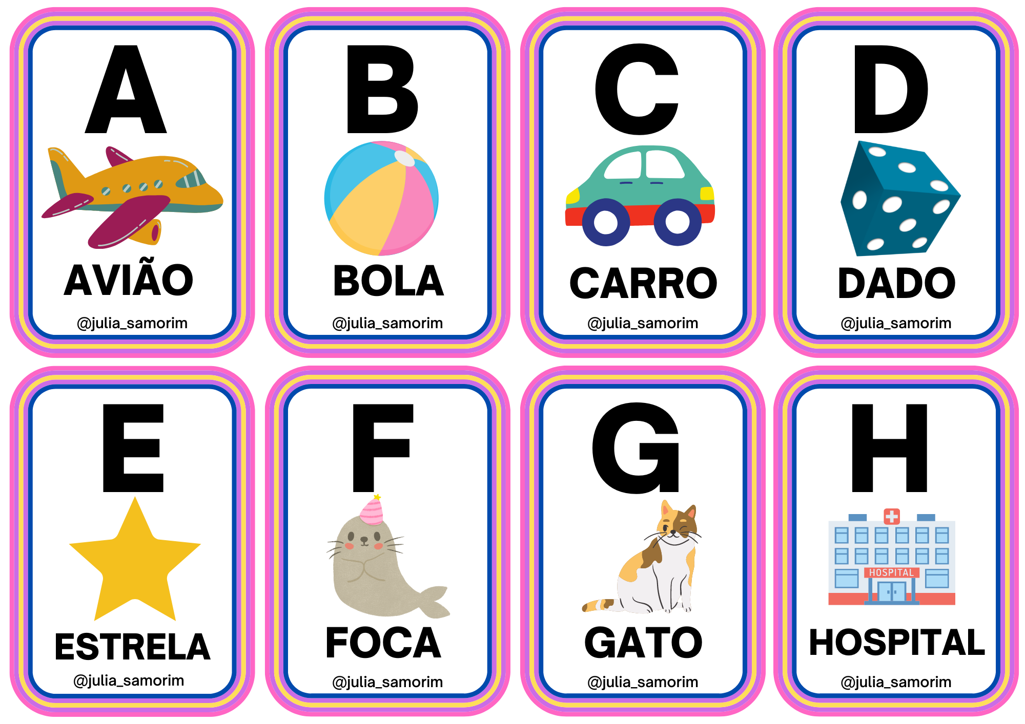 CARDS ALFABETO - REGIANE PEREIRA DOS SANTOS | Hotmart