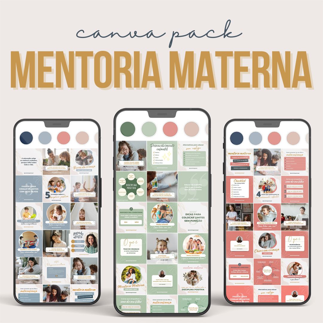 Pack Canva - Mentoria Materna - Mundo da Doula | Hotmart