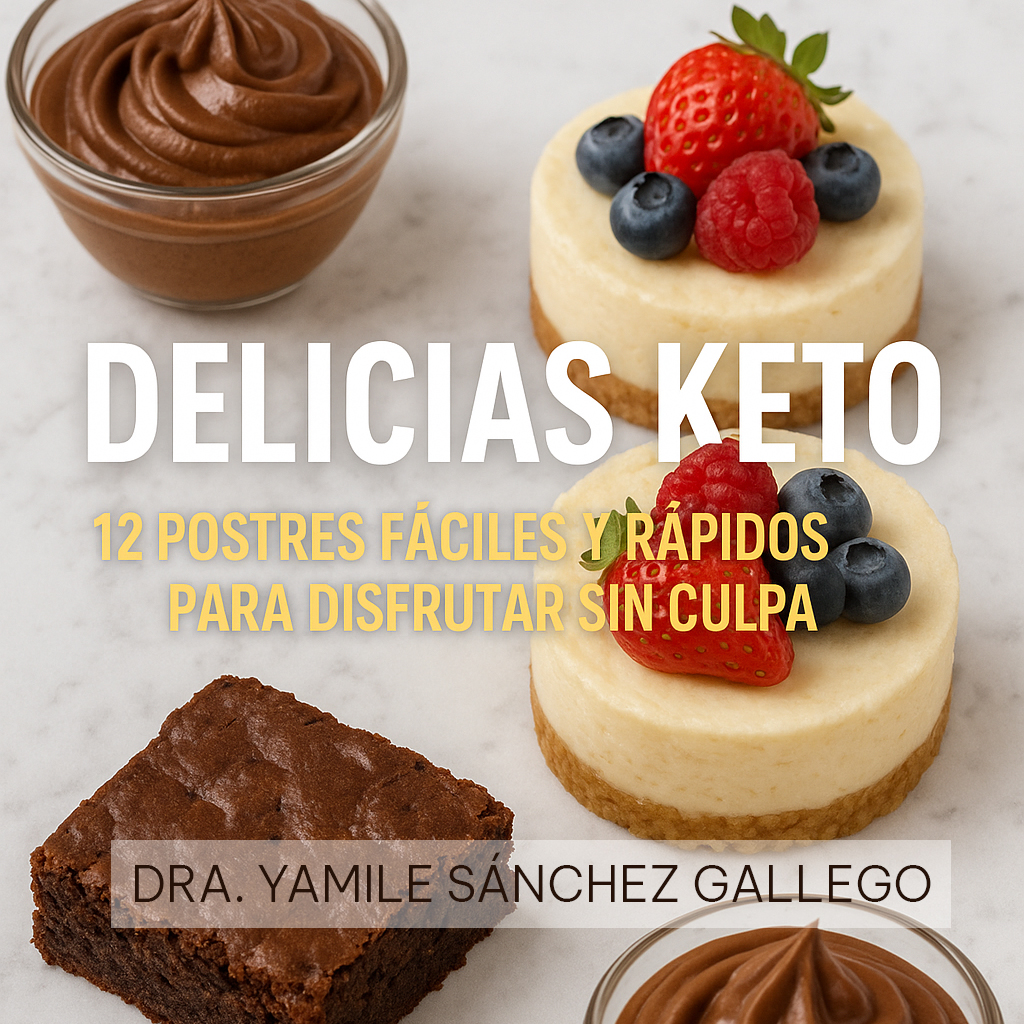 Delicias Keto: 12 Postres Fáciles y Rápidos para Disfrutar sin Culp...