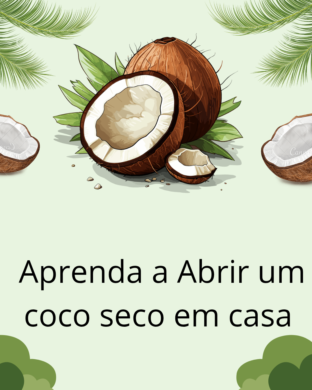 Aprenda a Abrir um coco seco em casa | Hotmart