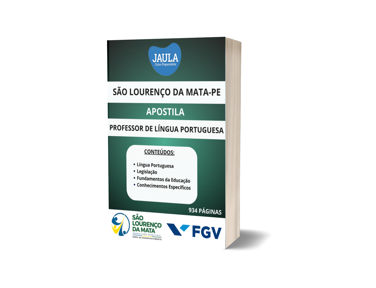 APOSTILA - PROFESSOR DE LÍNGUA PORTUGUESA - SÃO LOURENÇO DA MATA-PE