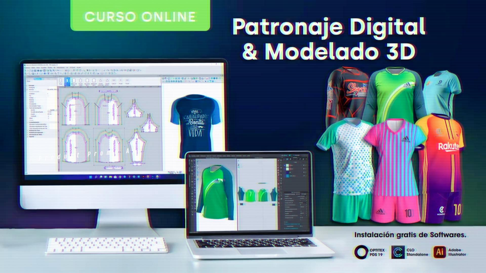 CURSO DE PATRONAJE DIGITAL EN 2D Y 3D - Bullies DMC Shop | Hotmart