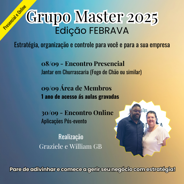 Grupo Master 2025 - Edição FEBRAVA - Empresa 3P's | Hotmart