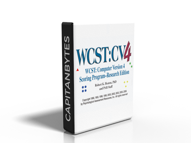 Software De Clasificacion De Tarjetas Wisconsin WCST - Capitan Byte...