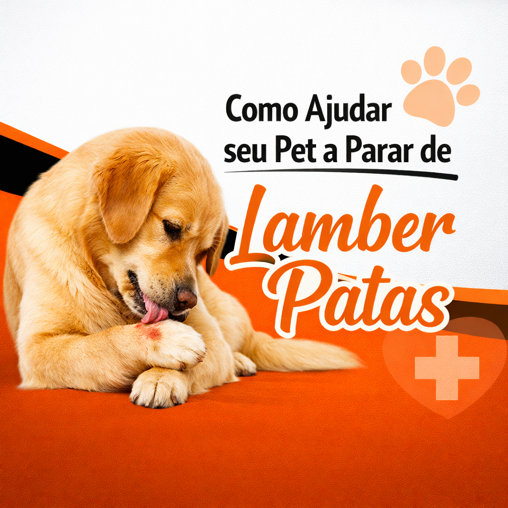 Como Ajudar seu Pet a Parar de Lamber as Patas - Paulo Henrique Non...