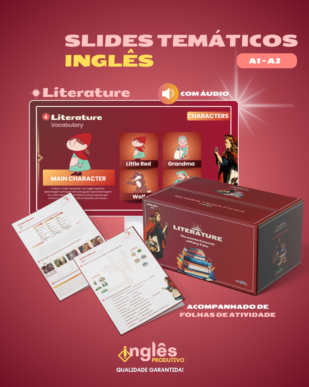 Slides - Little Red Riding Hood - Inglês Produtivo | Hotmart
