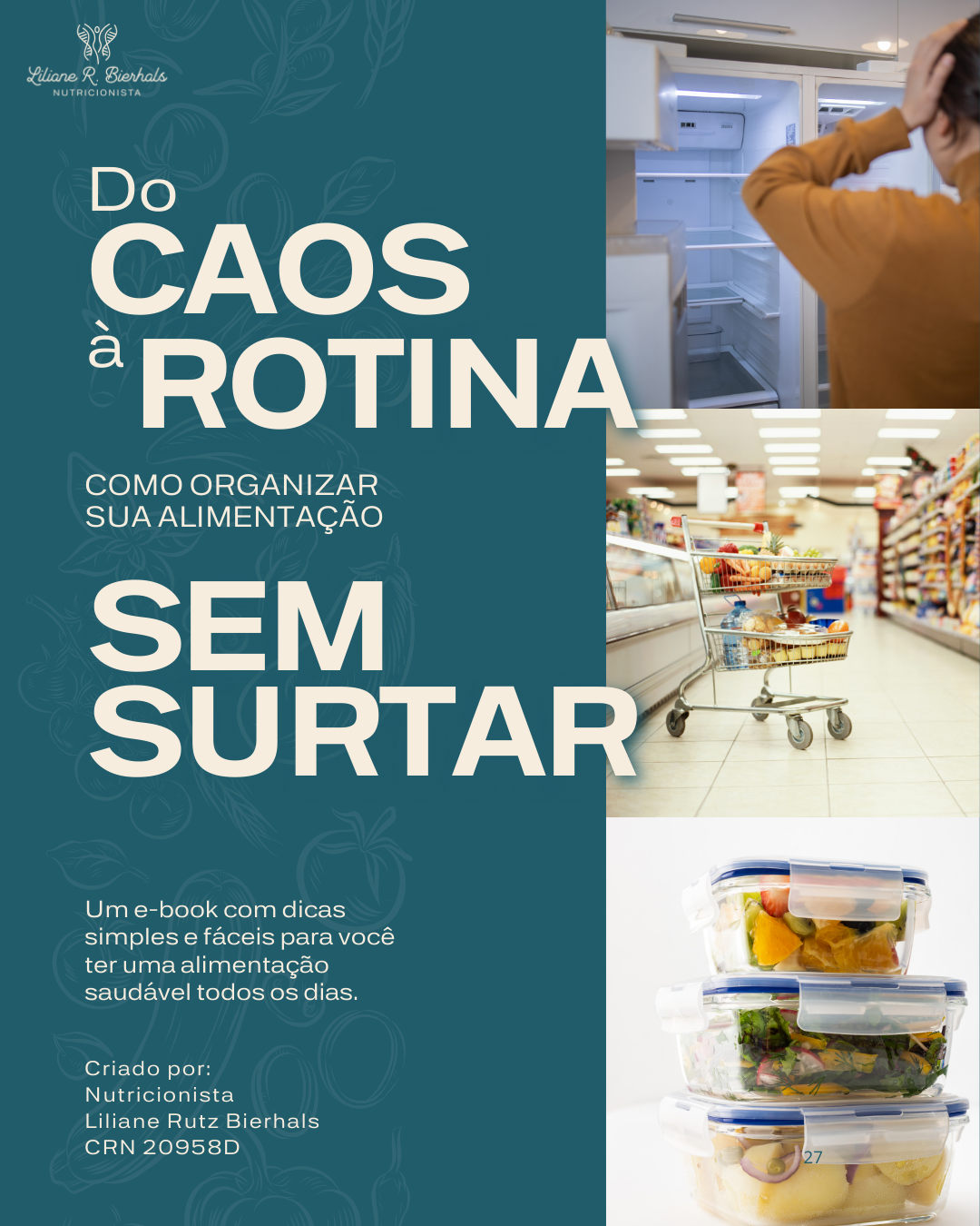 DO CAOS À ROTINA: COMO ORGANIZAR SUA ALIMENTAÇÃO SEM SURTAR - Nutri...