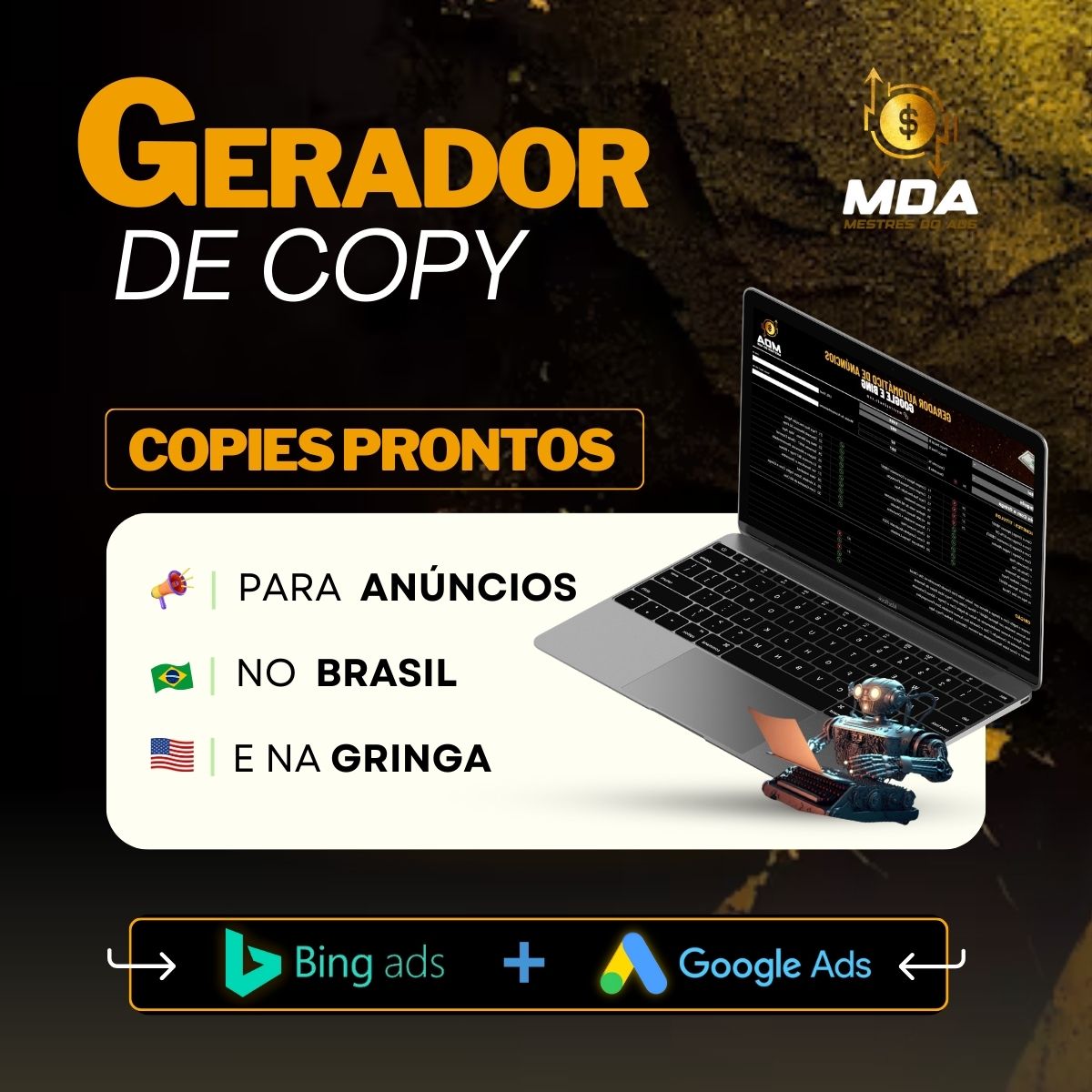 Gerador de Copy para Google e Bing ADS
