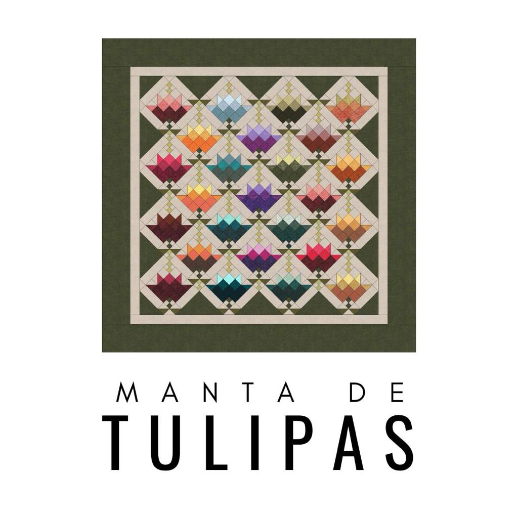 Kit de Tecidos Manta Tulipas - Ana Cosentino | Hotmart