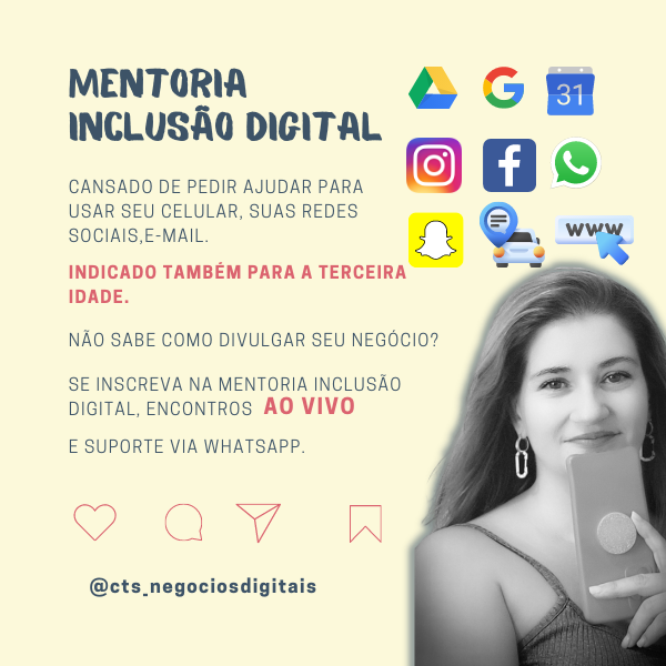 Inclusão Digital para todas idades.